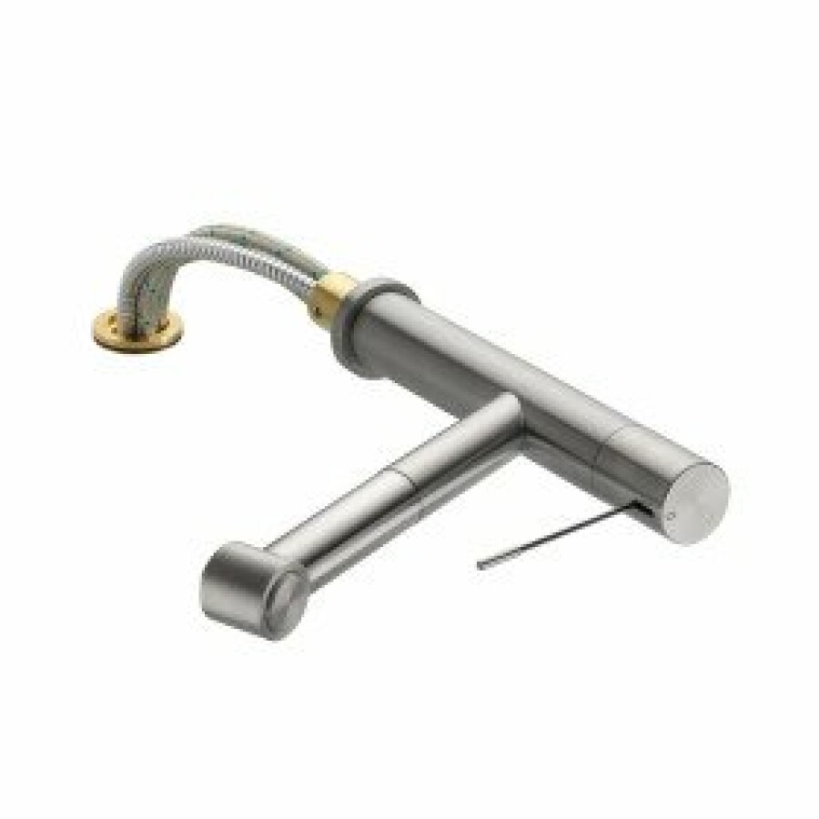 KWC Μπαταρία Κουζίνας ONO για τοποθέτηση μπροστά σε παράθυρο Stainless Steel | Niveco